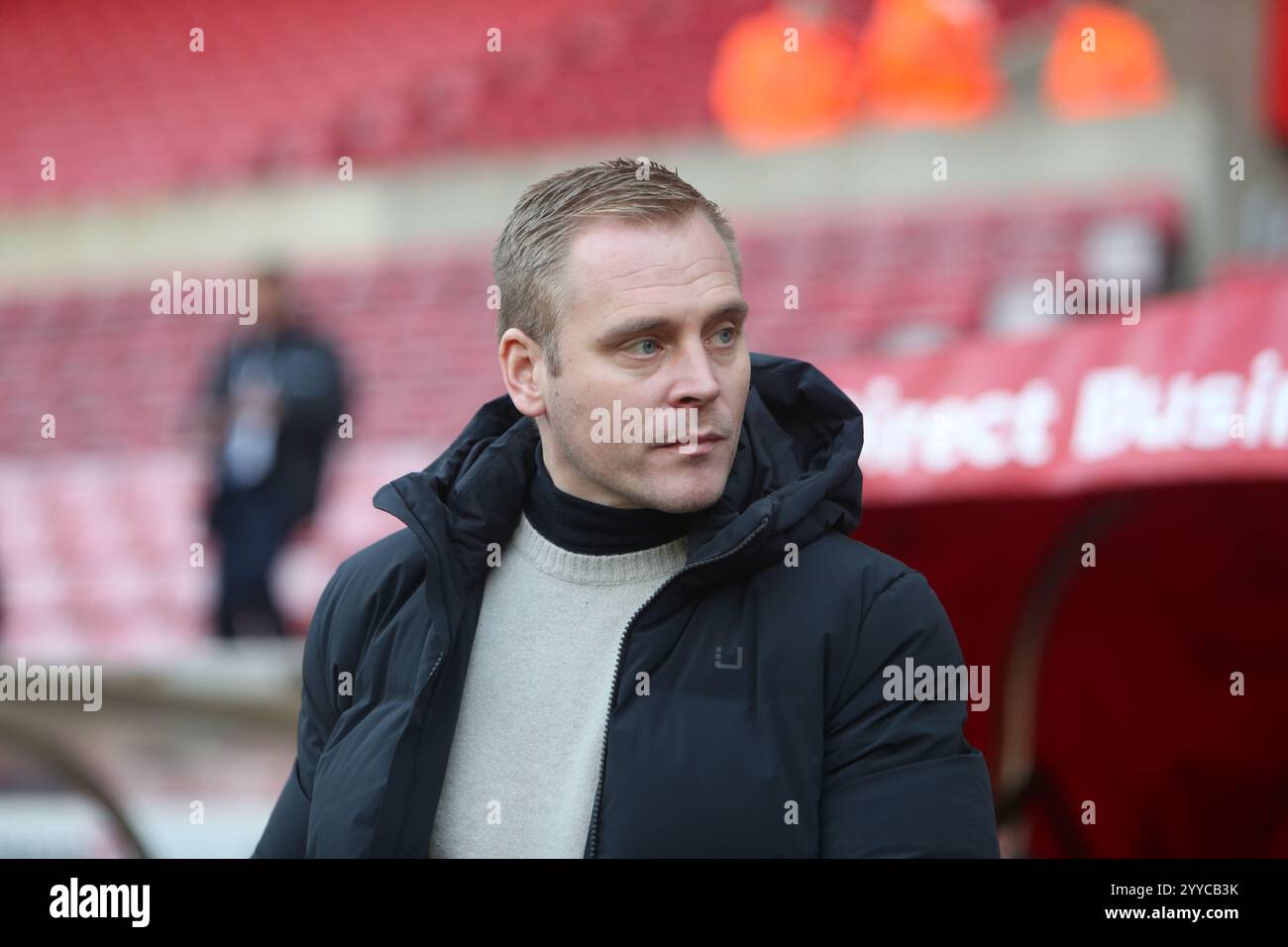 Norwich City Head Coach Johannes Hoff Thorup during the Sky Bet ...