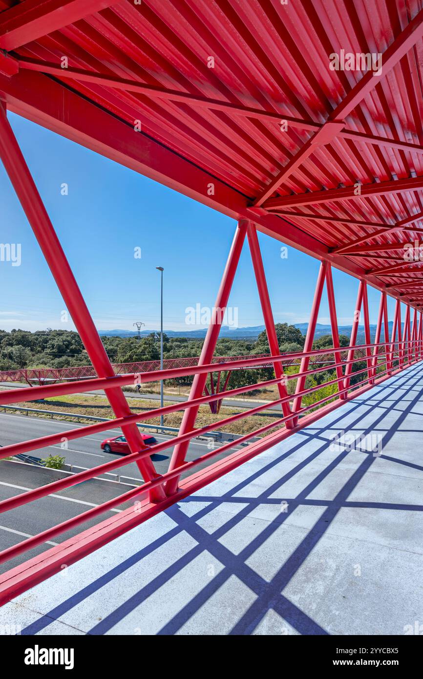Footbridges and overpasses are urban infrastructures designed to ...