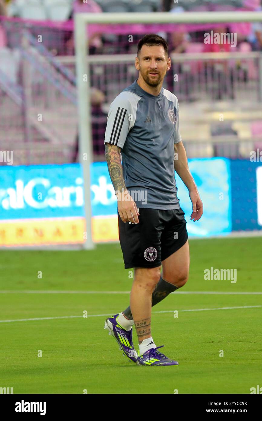 Inter Miami and Argentina forward #10 Lionel Messi, Fort Lauderdale ...