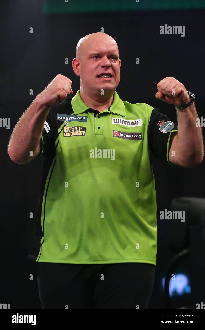 Alexandra Palace, London, UK. 20th Dec, 2024. 2024/25 PDC Paddy Power ...