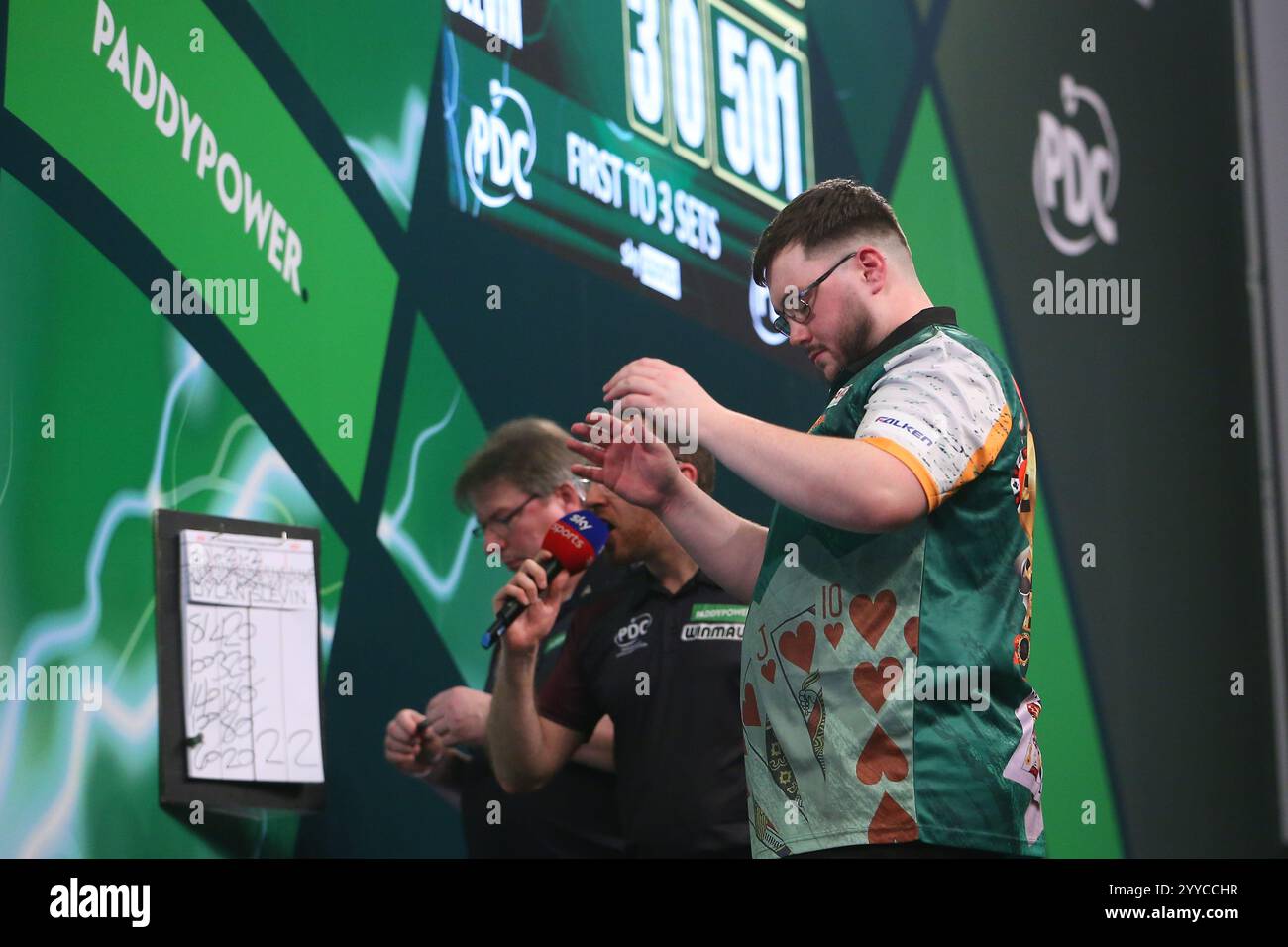 20th December 2024, Alexandra Palace, London, England; 2024/25 PDC ...