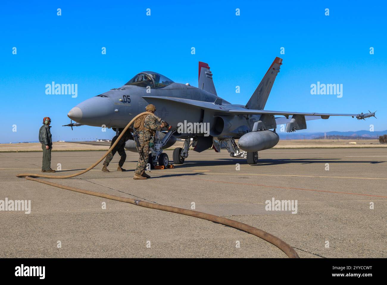 U.S. Marines with Marine Wing Support Squadron 373, Marine Aircraft Group 38, 3rd Marine ...