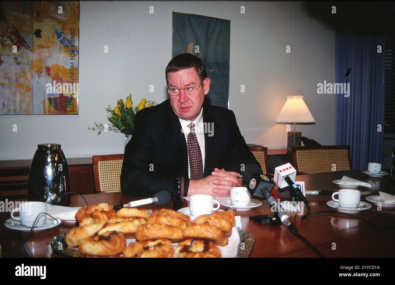 Danish prime minister Poulo Nyrup Rasmussen Leader of danish social ...