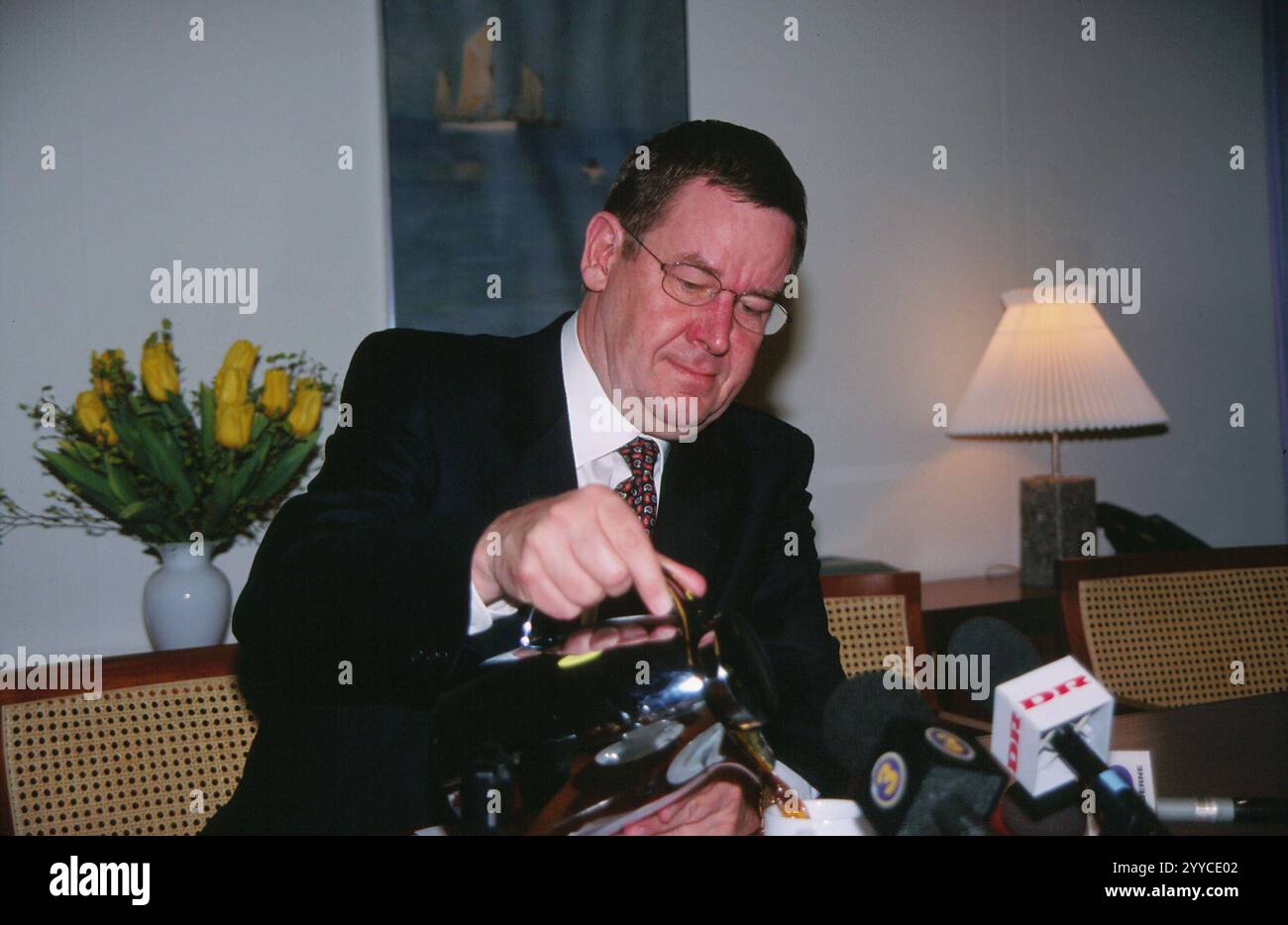 Danish prime minister Poulo Nyrup Rasmussen Leader of danish social ...