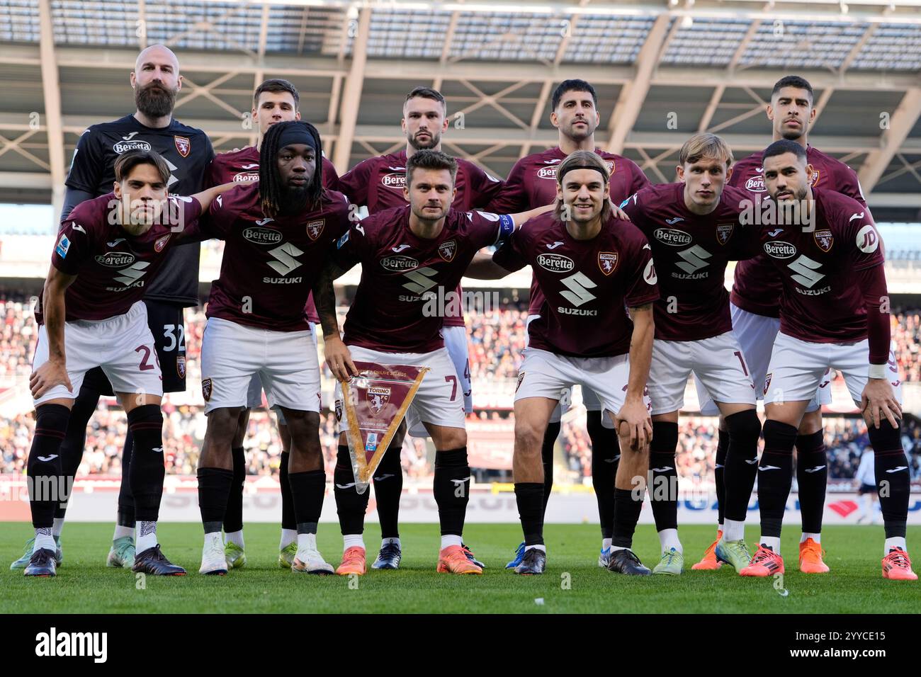 Torino, Italia. 21st Dec, 2024. Torino fc team during the Serie A ...
