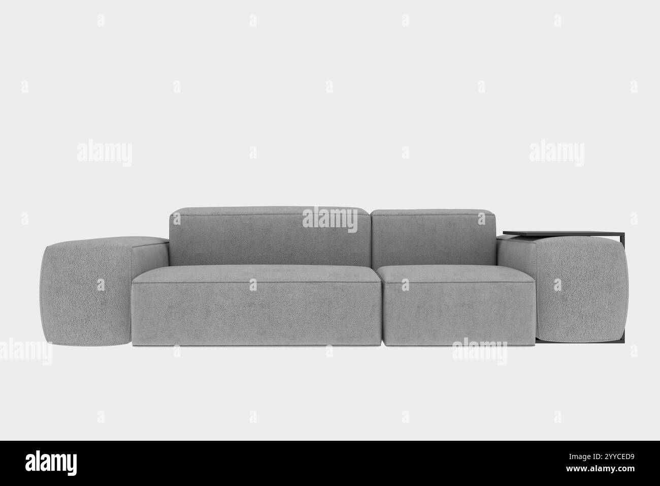 3d render large sofa Stock Photo - Alamy