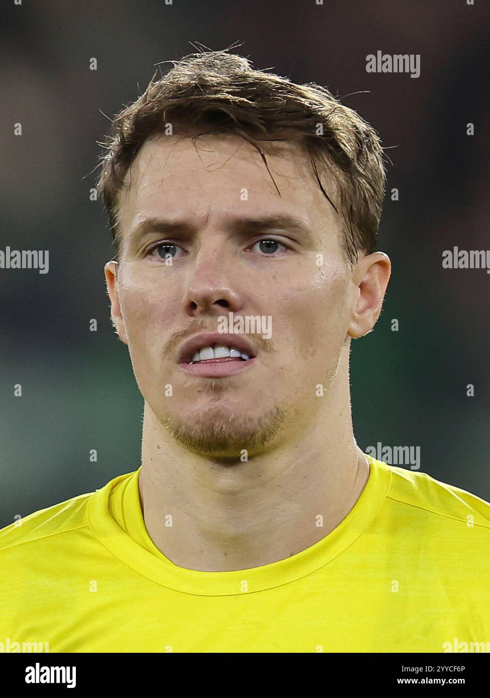 Lee Erwin of HJK Helsinki during the UEFA Conference League match, date 6, between Real Betis ...