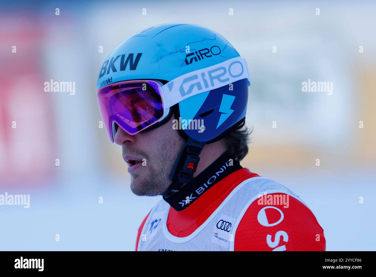 Val Gardena, Italy. 21st Dec, 2024. Alexis Monney (SUI) Stoeckli during ...