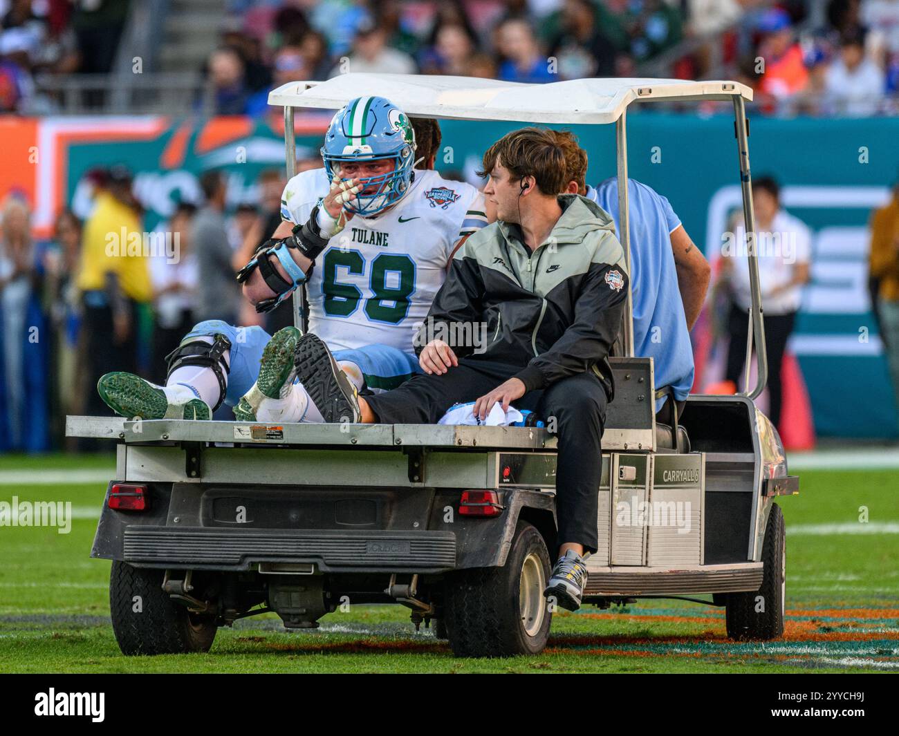 Tampa, USA. 20th Dec, 2024. December 20, 2024: Tulane Green Wave ...