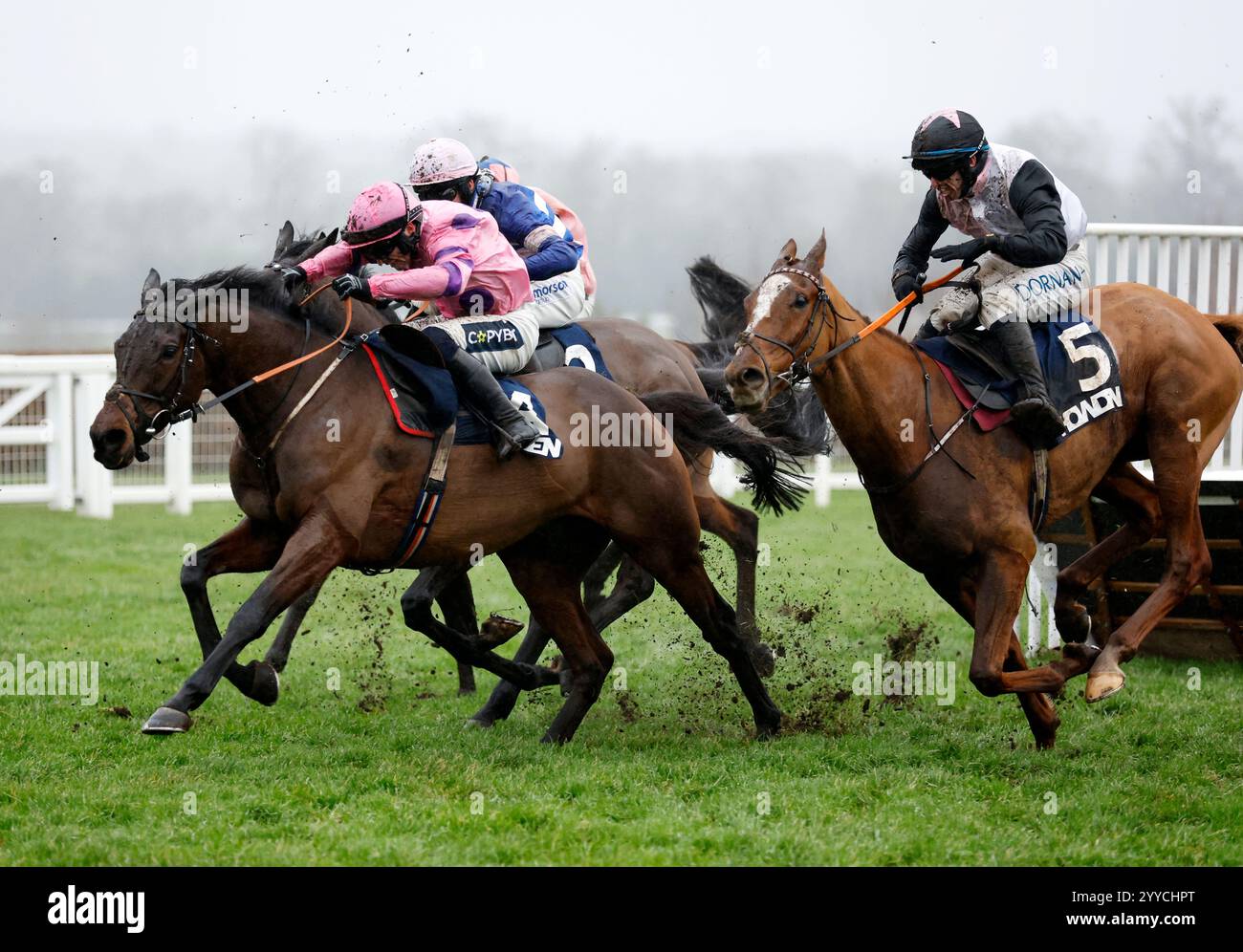 Crambo ridden by Jonathan Burke (left) before going on to win the ...