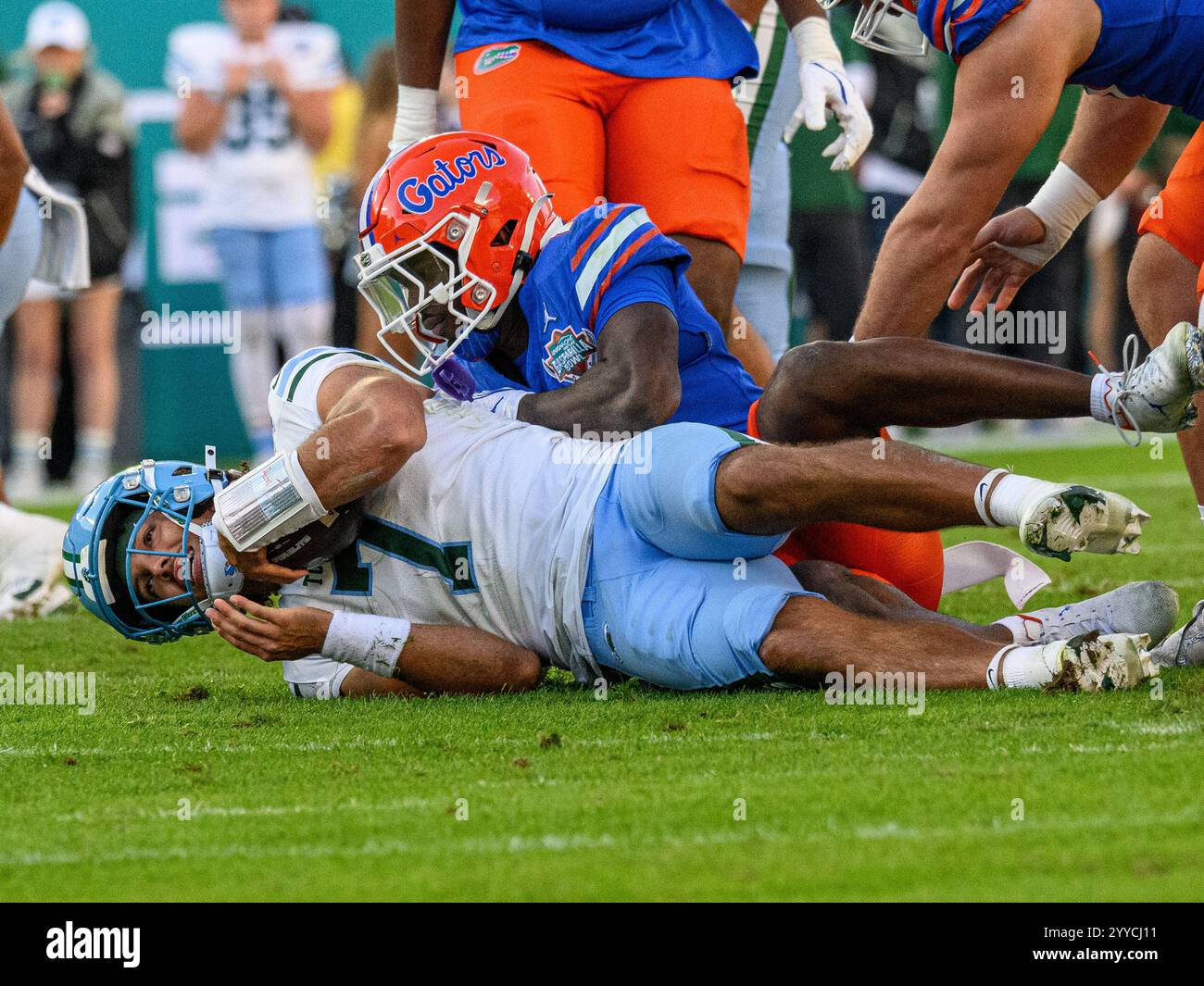 Tampa, USA. 20th Dec, 2024. December 20, 2024: Tulane Green Wave ...