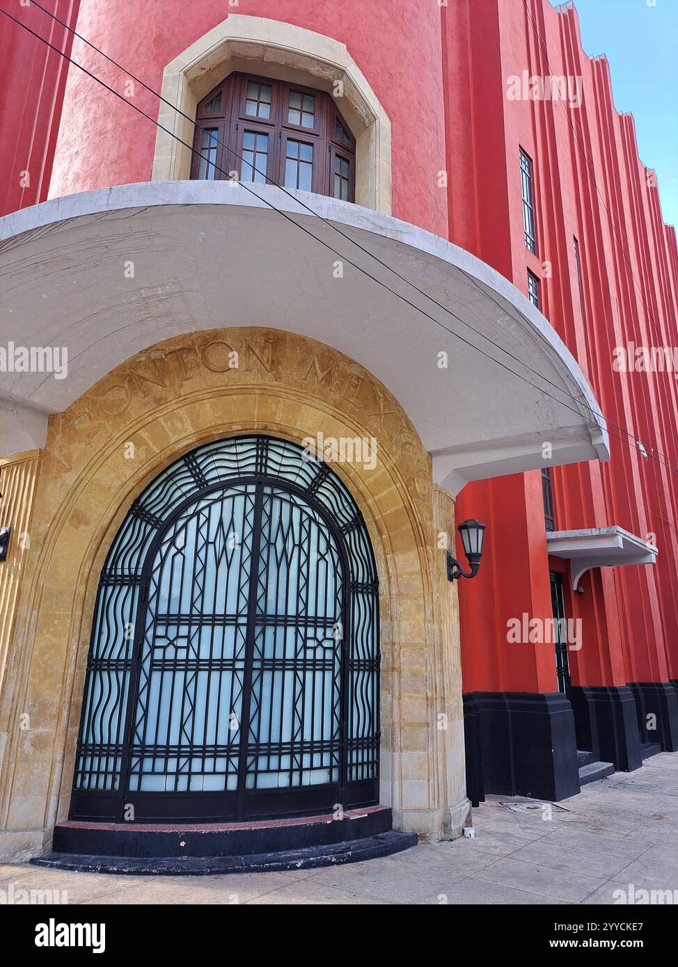 Mexico City, Mexico - Aug 23 2023: Fronton Mexico is a Basque pelota ...