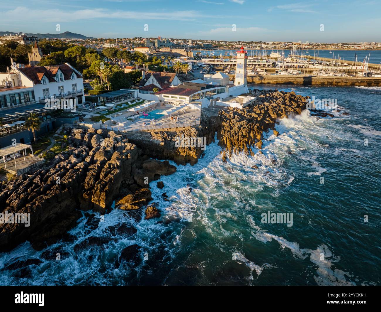 Aerial view santa marta lighthouse hi-res stock photography and images ...