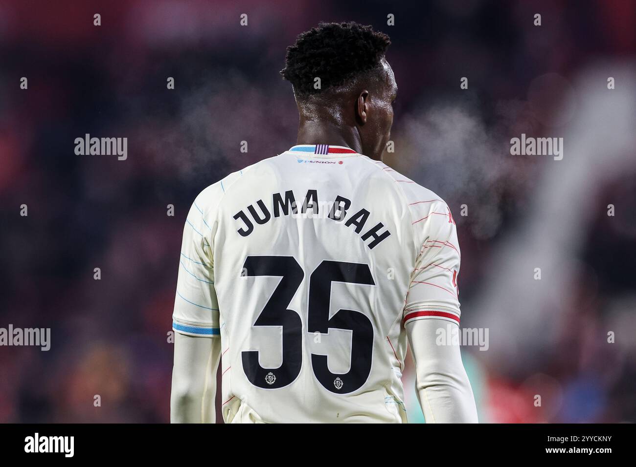 Girona, Spain. 20th Dec, 2024. Juma Bah of Real Valladolid CF during ...