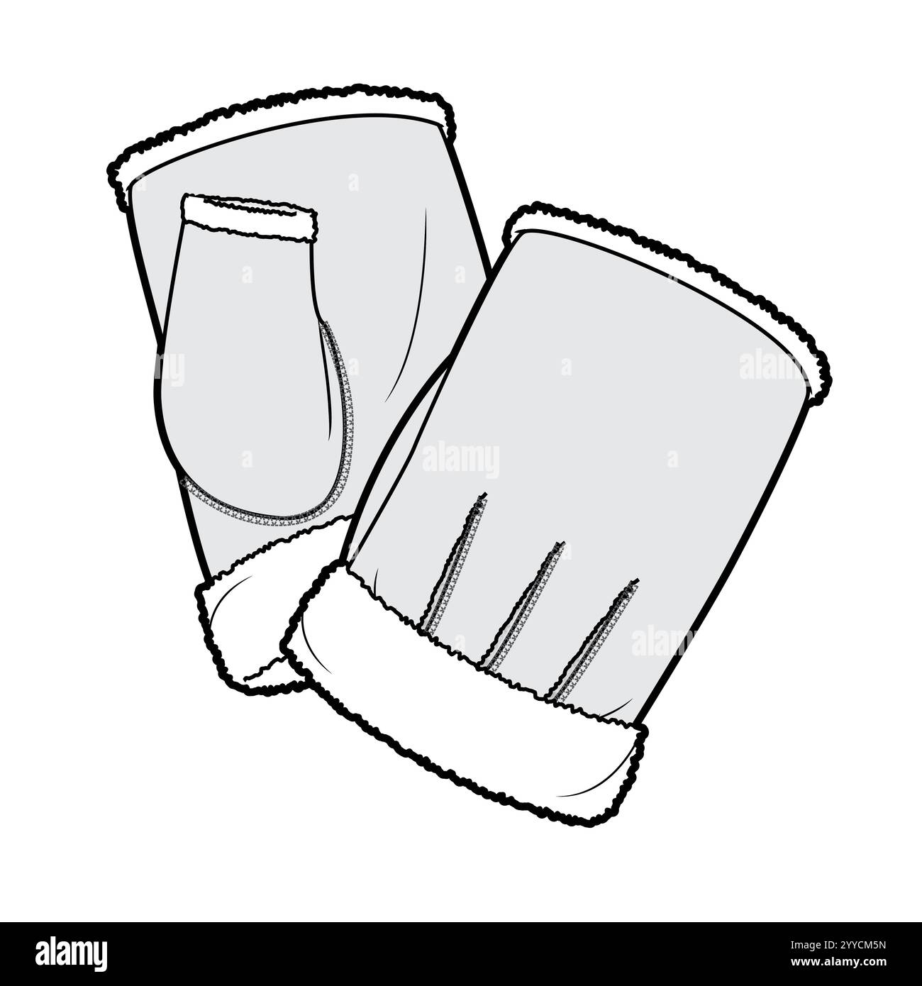 Cosy mittens drawing hi-res stock photography and images - Alamy