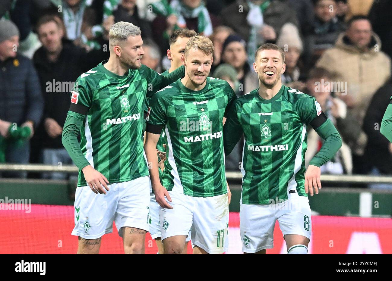 21 December 2024, Bremen: Soccer: Bundesliga, Werder Bremen - 1. FC ...