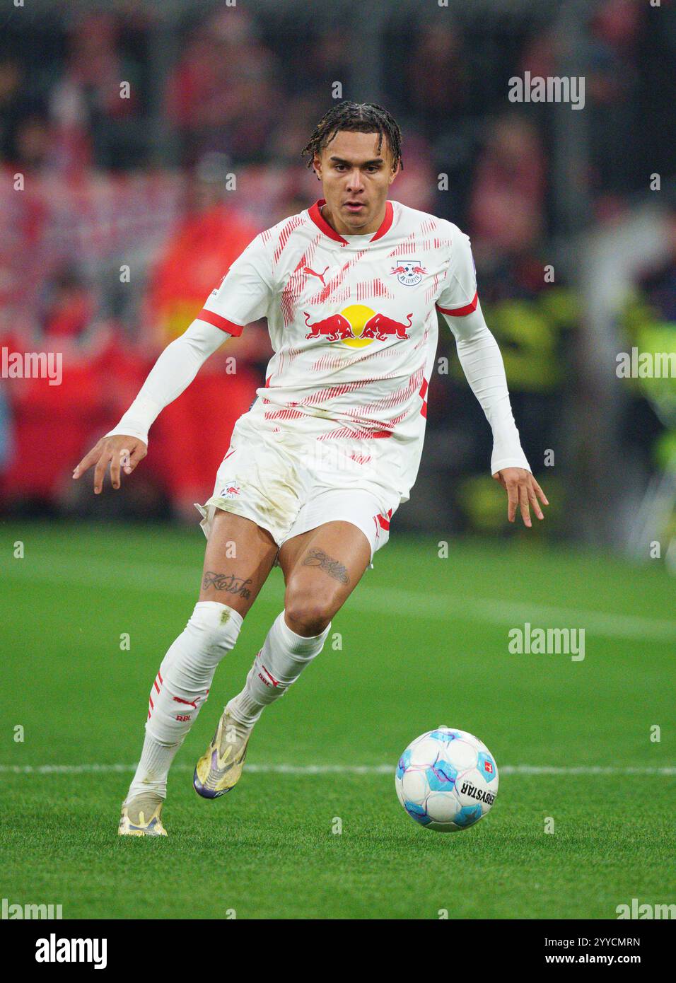 Antonio Nusa, RB Leipzig 7 in the match FC BAYERN MUENCHEN - RB LEIPZIG ...