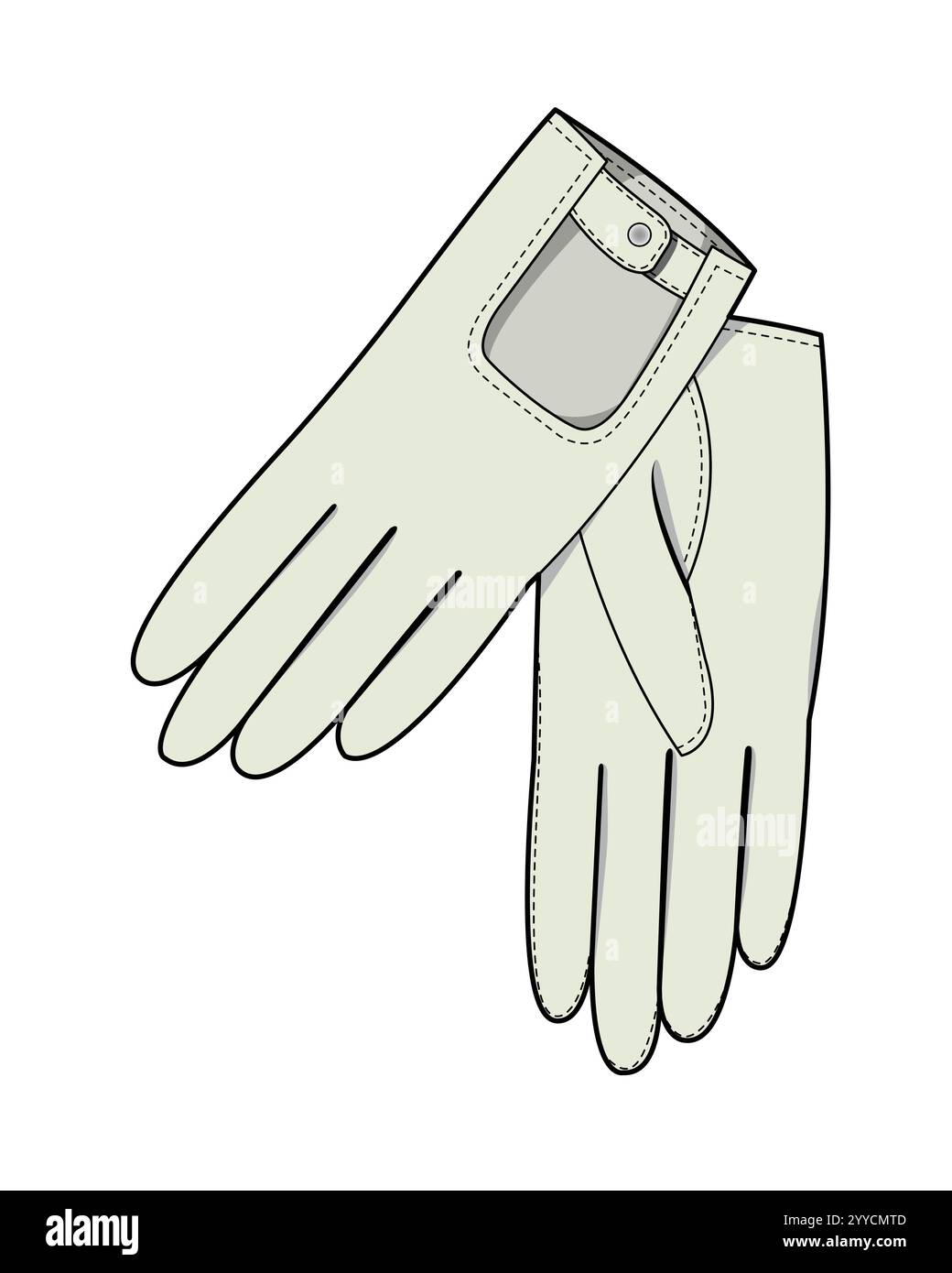 Driving gloves drawing hi-res stock photography and images - Alamy