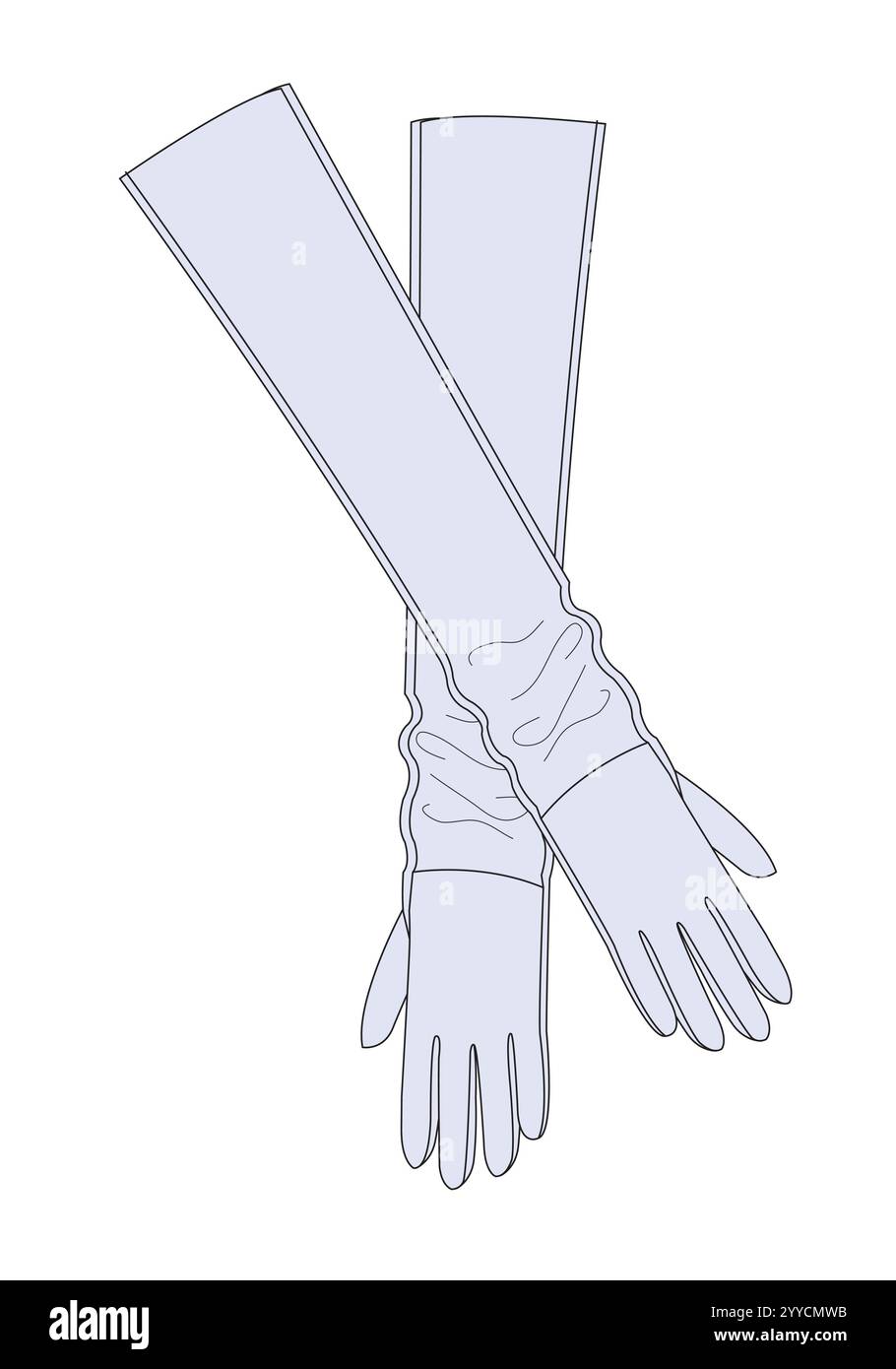 Opera gloves illustration hi-res stock photography and images - Alamy