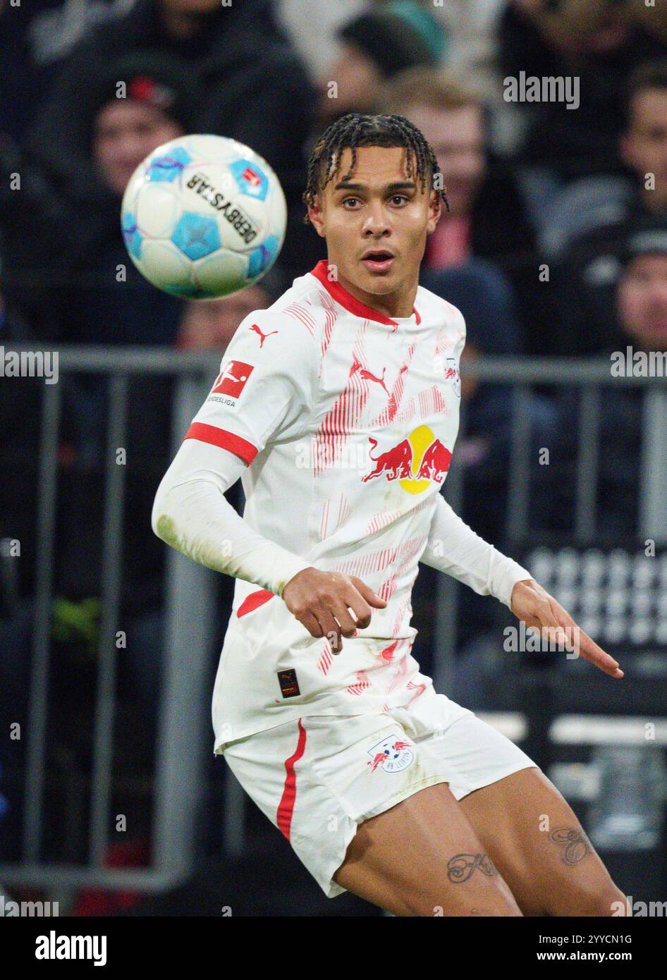 Antonio Nusa, RB Leipzig 7 in the match FC BAYERN MUENCHEN - RB LEIPZIG ...