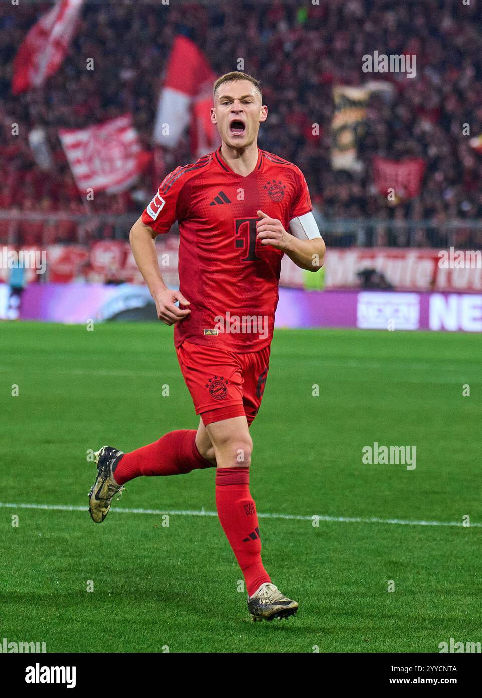 Joshua KIMMICH, FCB 6 celebrates his goal, happy, laugh, celebration, 3 ...