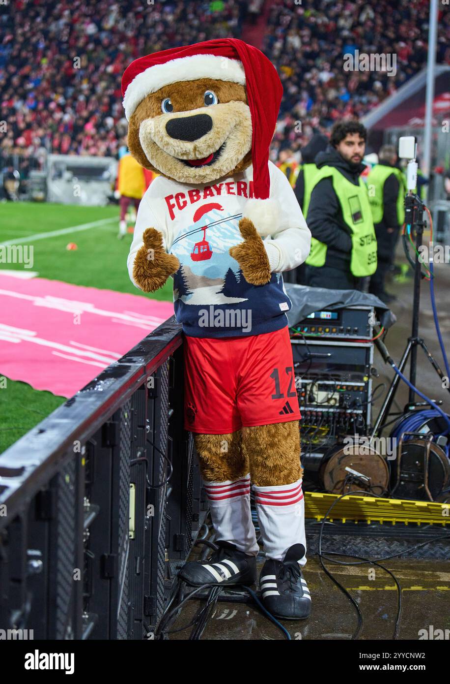 FCB mascot Bernie , Maskottchen, in the match FC BAYERN MUENCHEN - RB ...