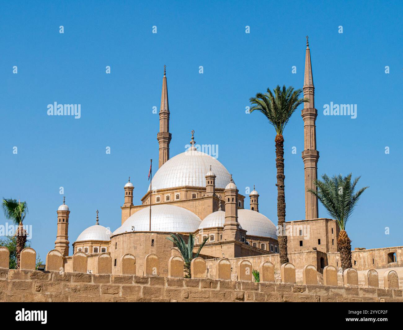 Cairo Citadel or Citadel of Saladin, Egypt on a clear morning ...