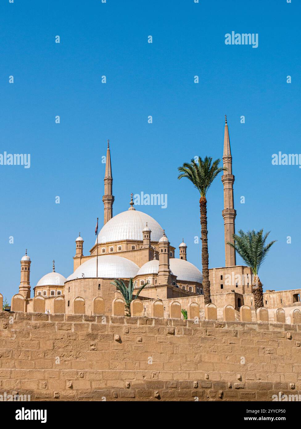 Cairo Citadel or Citadel of Saladin, Egypt on a clear morning ...