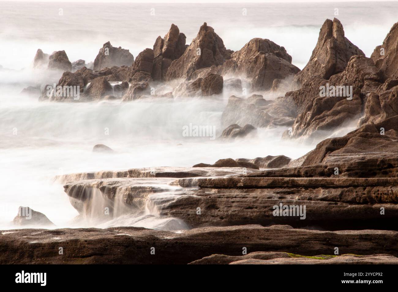 Azkorri beach. Vizcaya. Basque country. Spain Stock Photo - Alamy