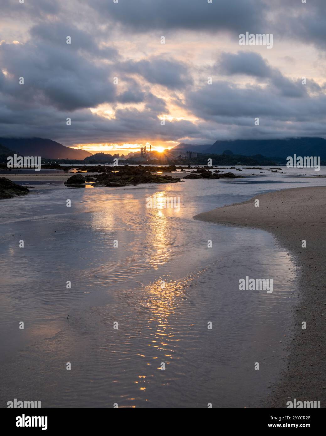 Sunset from Tanjung Rhu Beach, Pulau Langkawi, Kedah, Malaysia, Asia ...
