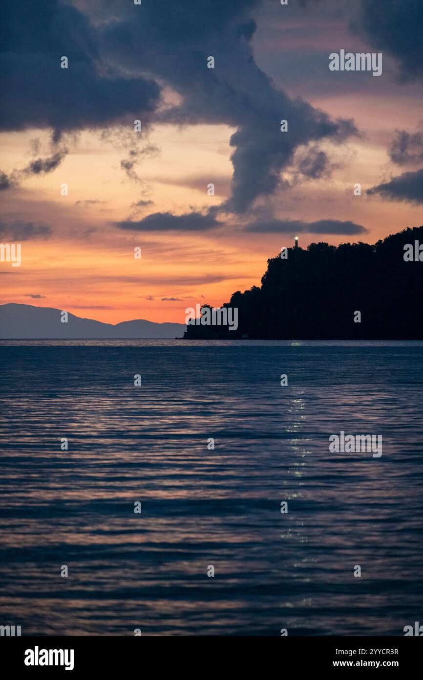 Sunset from Tanjung Rhu Beach, Pulau Langkawi, Kedah, Malaysia, Asia ...
