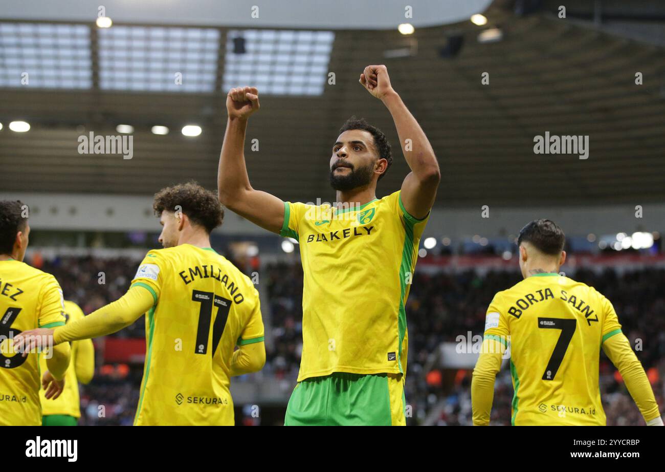 Norwich City's Anis Ben Slimane celebrates scoring their side's first ...