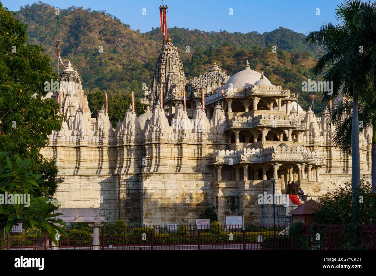 India. Rajasthan state. Ranakpur. Chaumukha Temple, also called the ...
