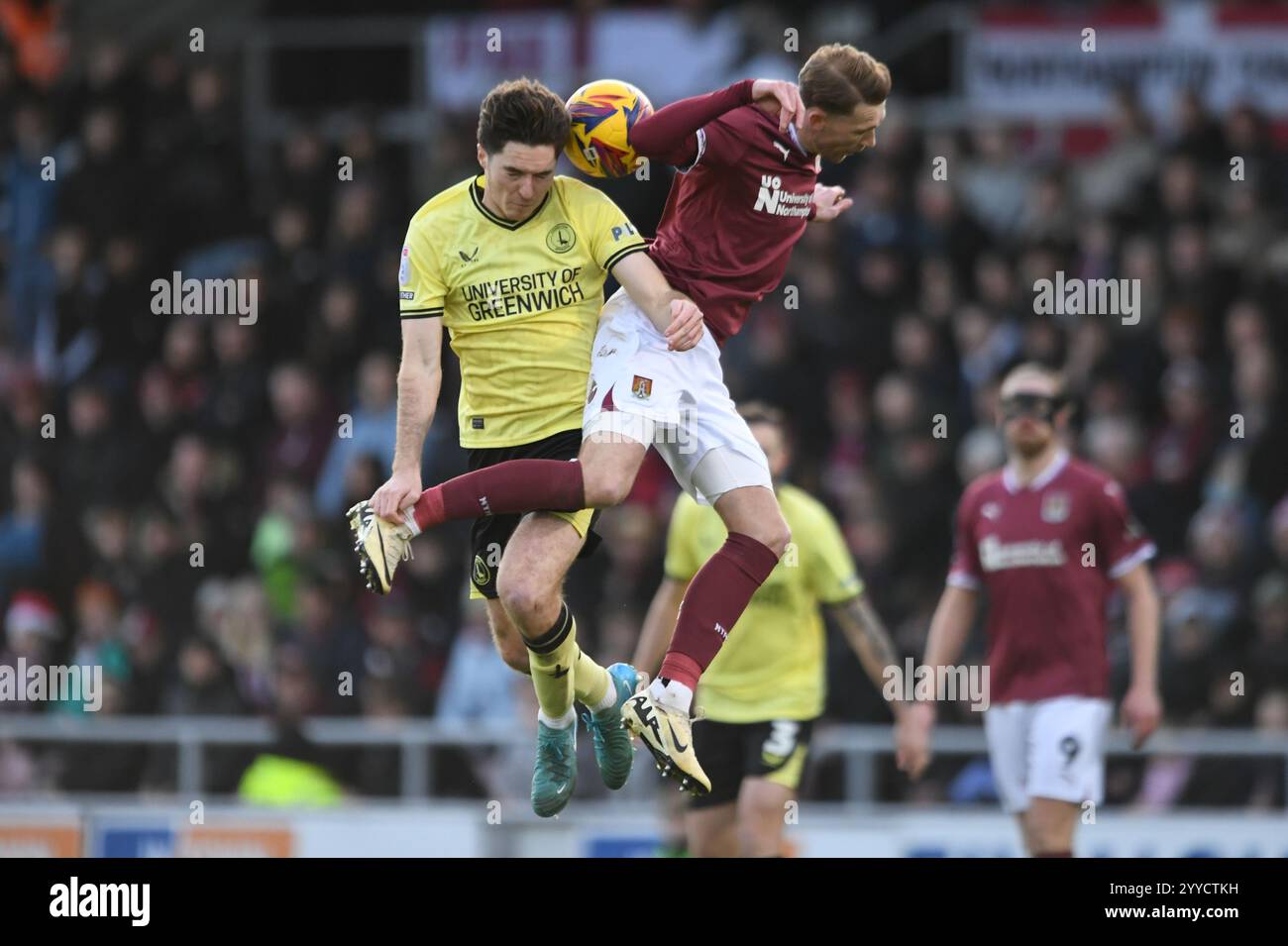Northampton, England. 21st Dec 2024. Conor Coventry and Mitch Pinnock ...