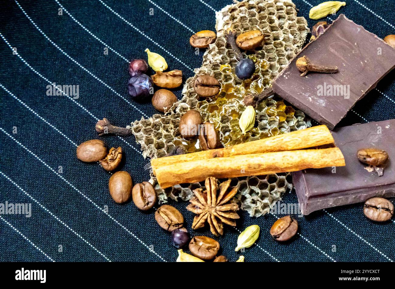 Warm and spicy olfactory pyramid with tobacco, vanilla, chocolate ...