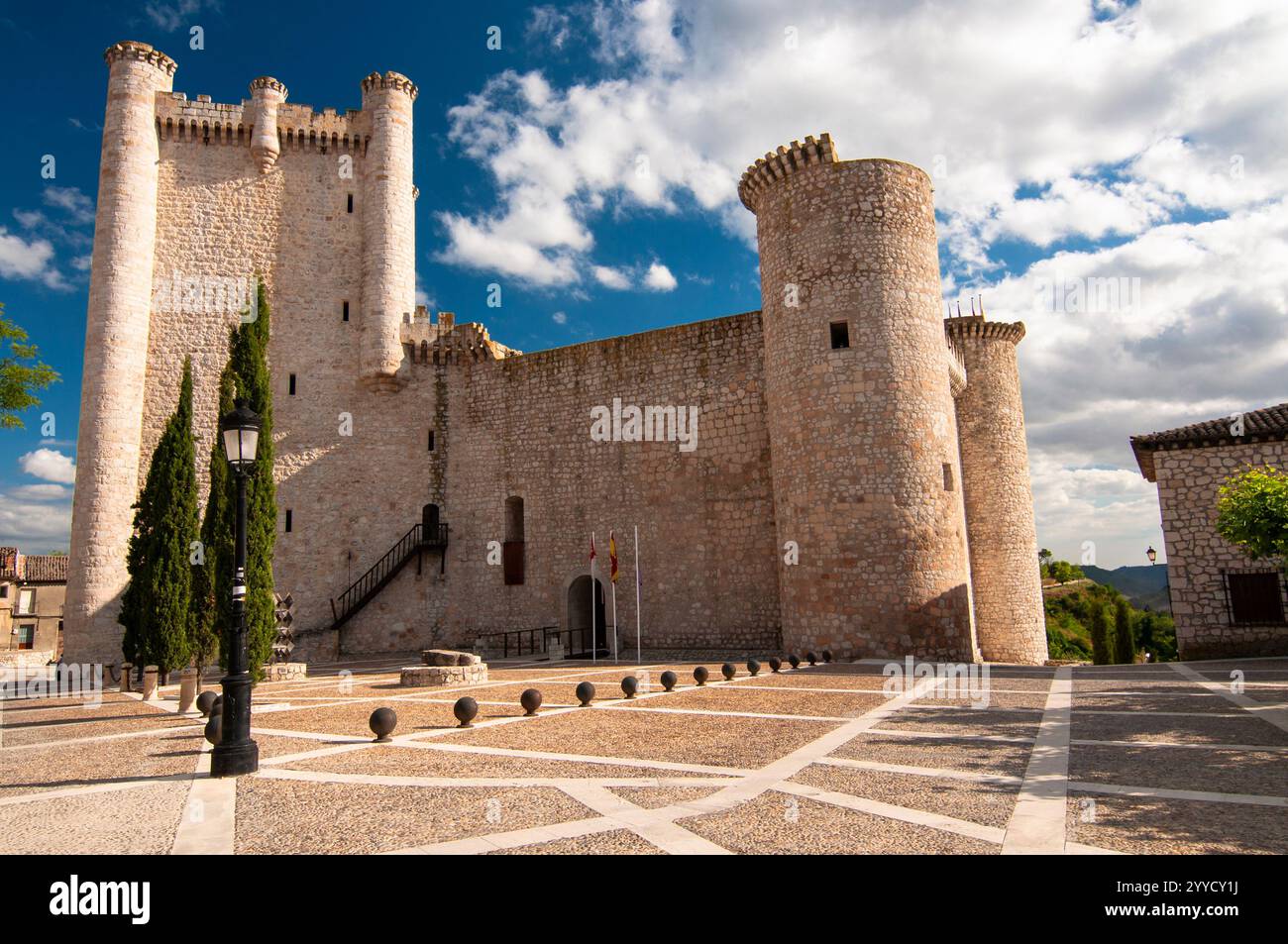 Torija Castle. 15th century. Guadalajara. Spain Stock Photo - Alamy