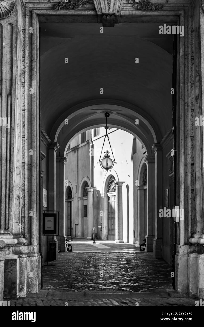 Rome, Italy - April 7, 2019: Cityscape and generic architecture from ...