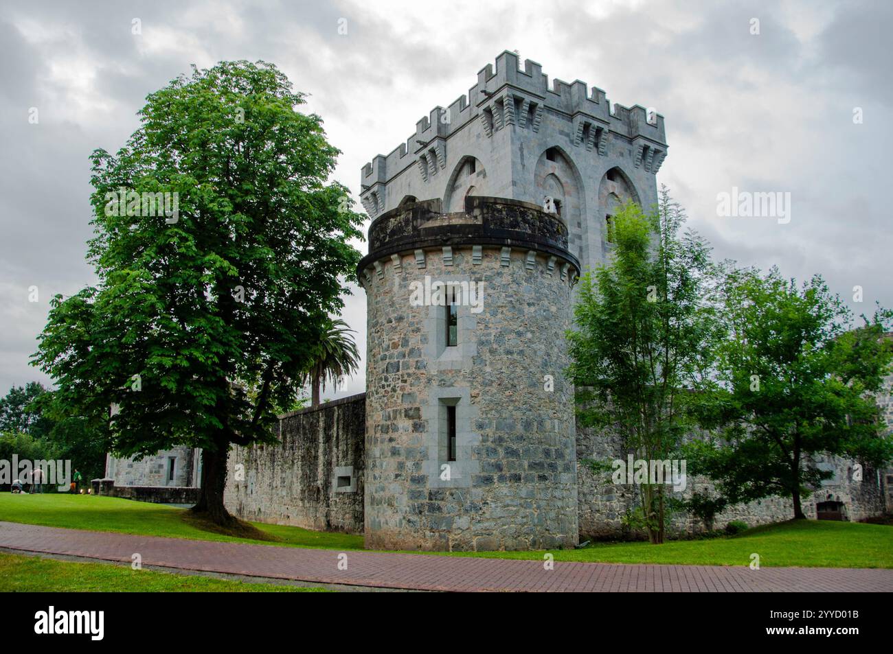 Arteaga Castle. Urdaibai Biosphere Reserve of Biscay, Basque Country ...