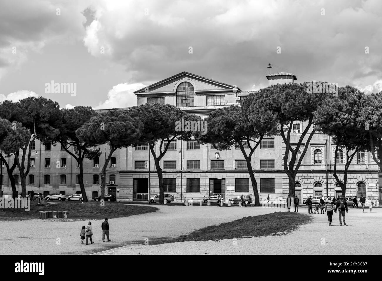 Rome, Italy - April 5, 2019: View from Circus Maximus or Circo Massimo ...