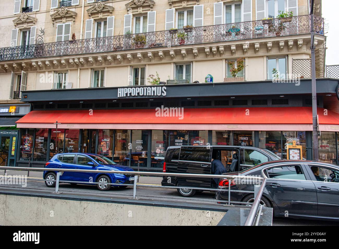 Hippopotamus Steakhouse restaurant across the road from the Gare du ...