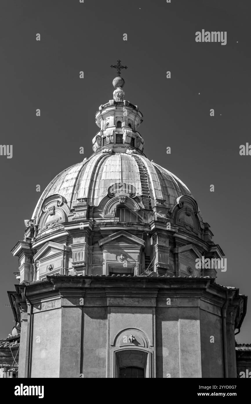 The historical open-air museum Roman Forum, view from Capitolium Hill ...