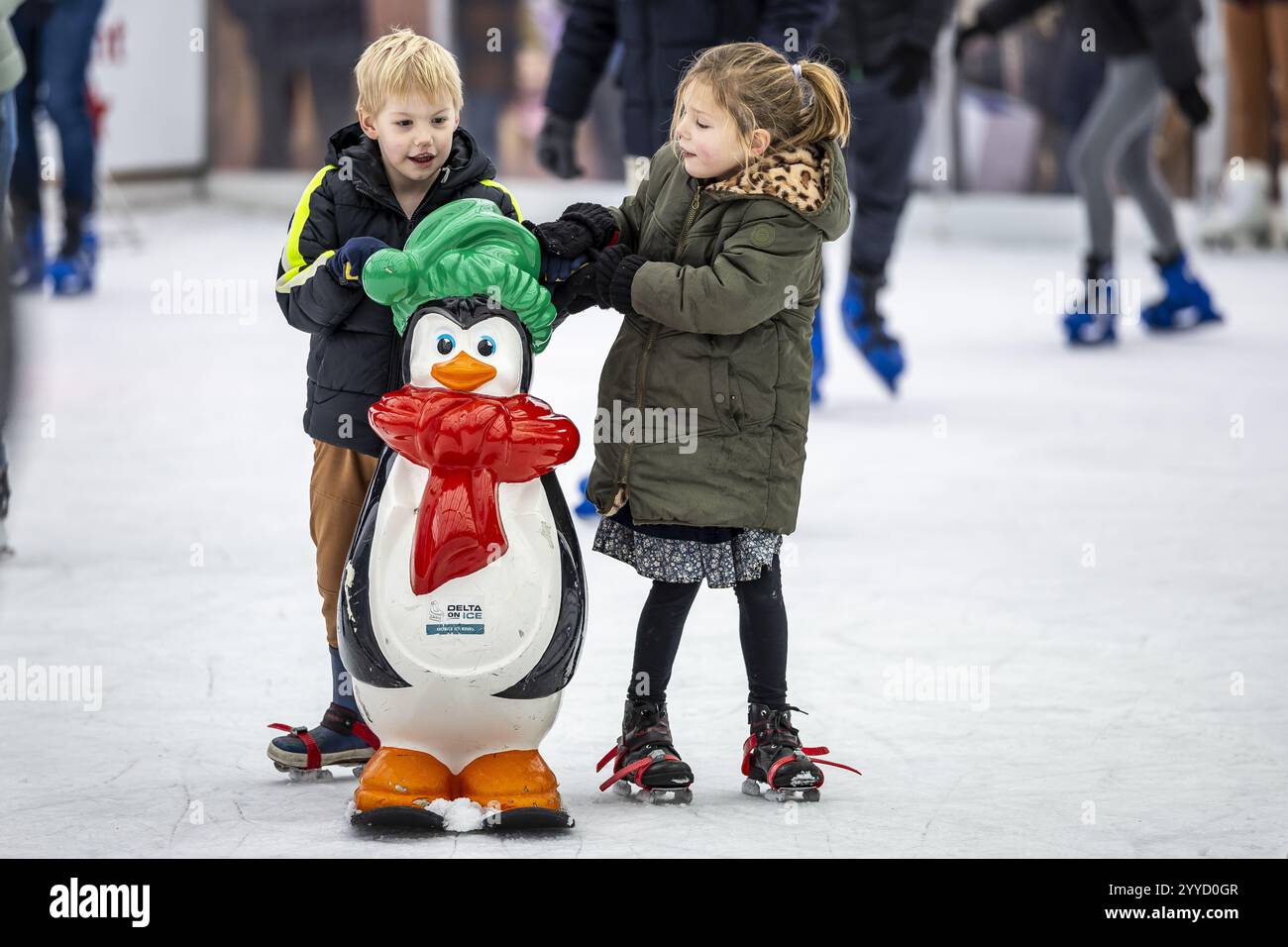 MAASTRICHT - Skating children at the Magical Maastricht Christmas ...