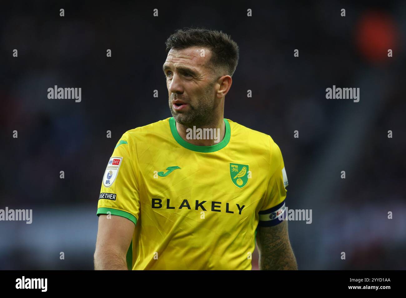 Norwich City's Shane Duffy during the Sky Bet Championship match ...