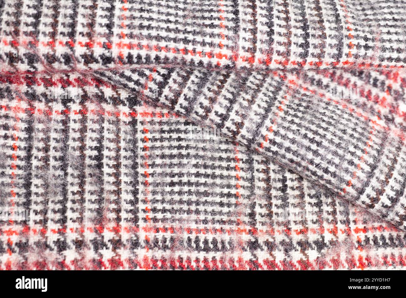 tweed woolen fabric texture background Stock Photo - Alamy