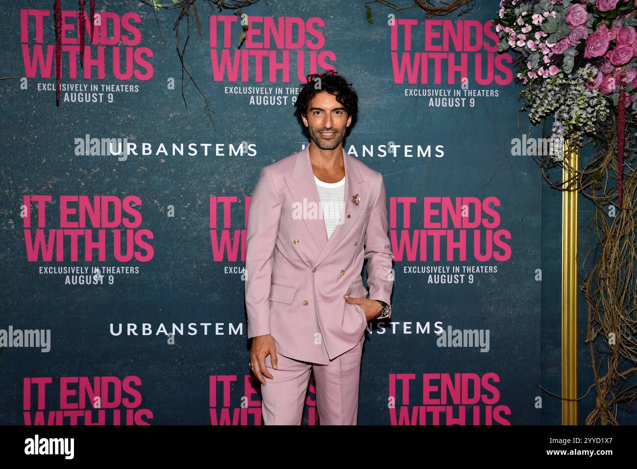 FILE - Justin Baldoni attends the world premiere of "It Ends with Us" at AMC Lincoln Square on ...