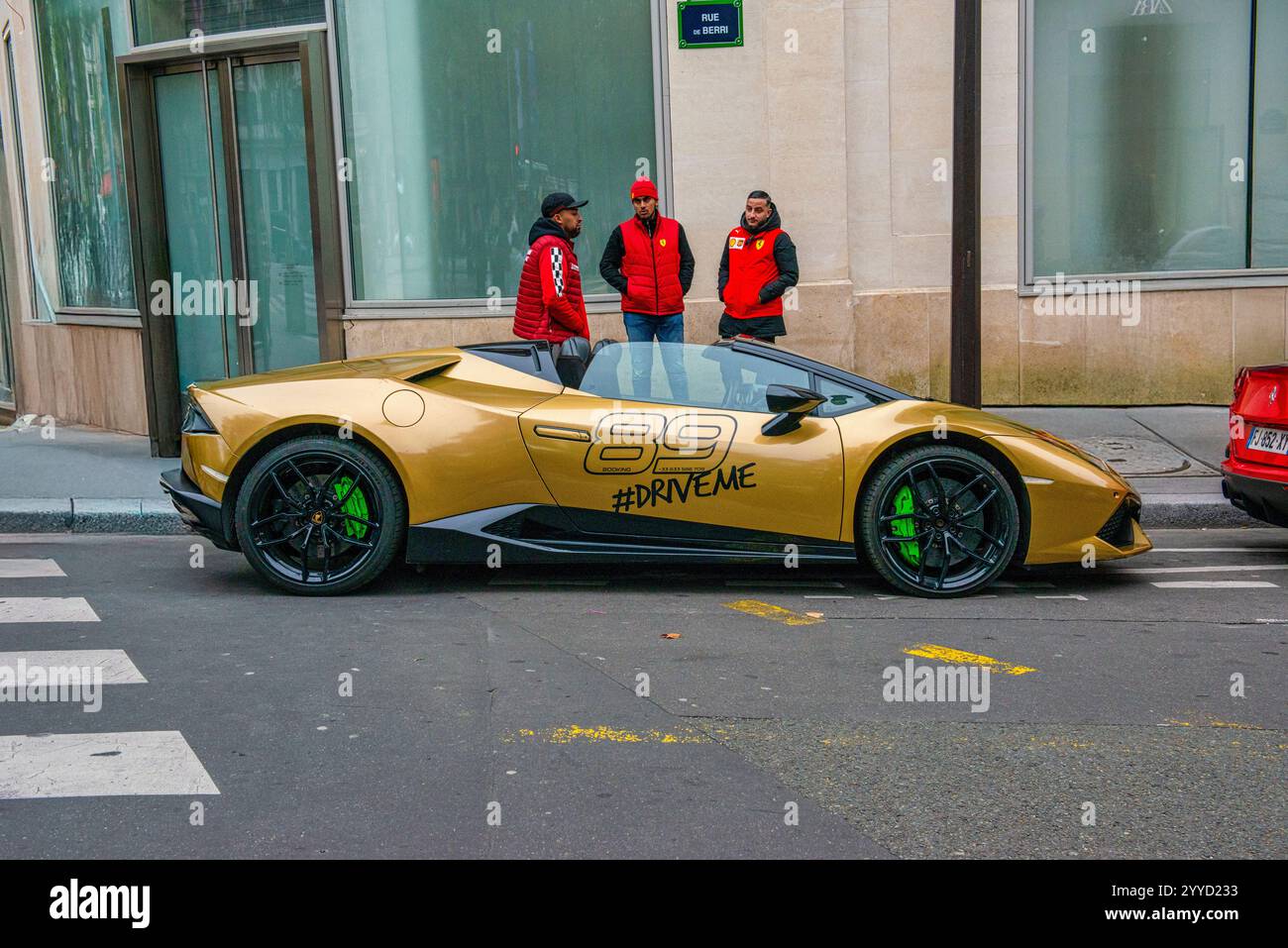 Rental Lamborghini Gallardo offered by 89#DriveMe on the corner of Rue ...