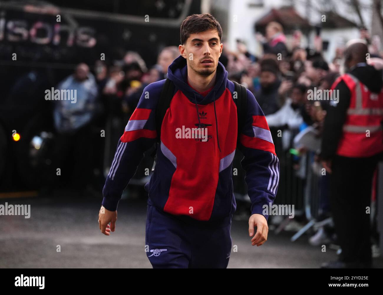 Arsenal’s Kai Havertz before the Premier League match at Selhurst Park ...