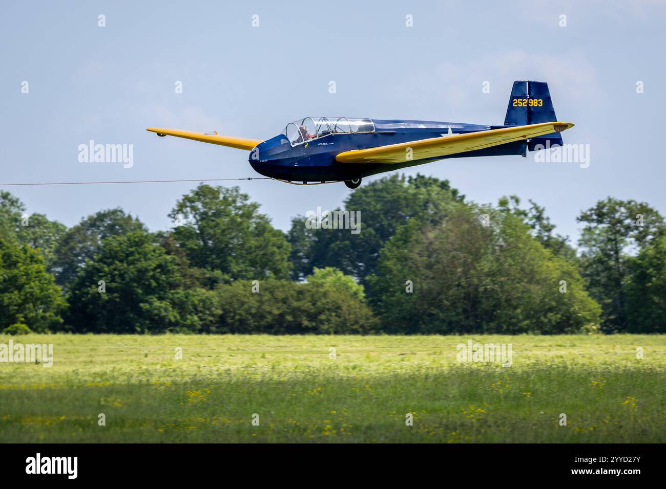 1942 Schweizer TG-3A, airborne at the Military Air Show held at ...
