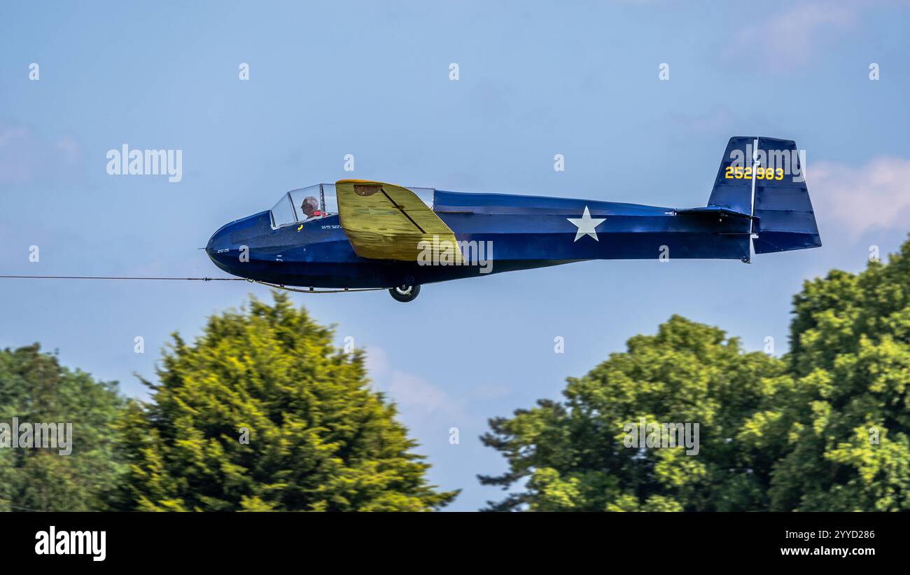 1942 Schweizer TG-3A, airborne at the Military Air Show held at ...