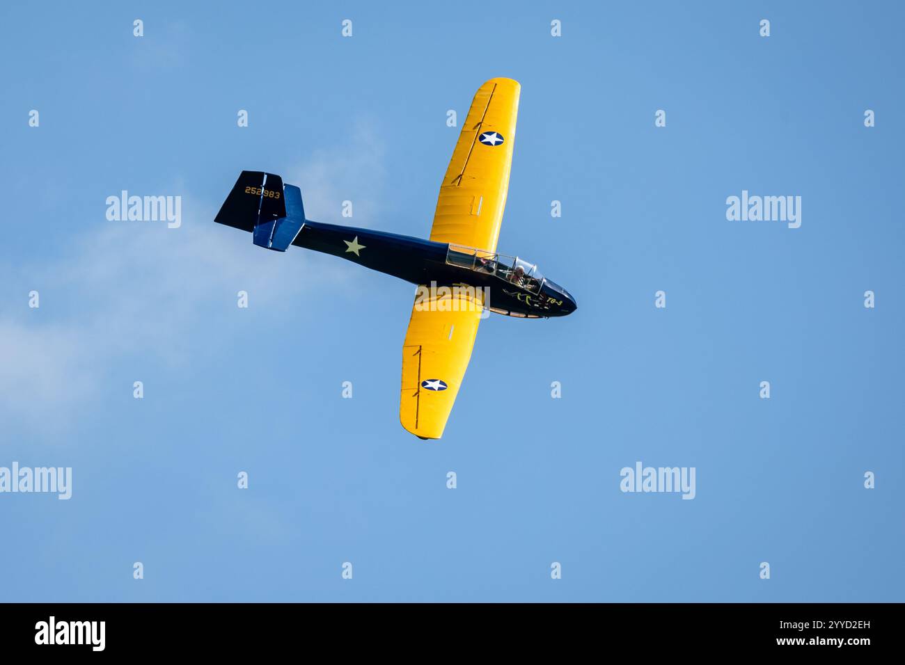 1942 Schweizer TG-3A, airborne at the Military Air Show held at ...